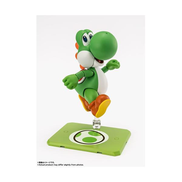 ポーズが取れる！世界が広がる！「ヨッシー」のフルアクションフィギュア！S.H.Figuartsのスーパーマリオシリーズが再び登場！ゲーム中の多彩なアクションを再現する豊富なオプションパーツが付属。敵に狙いを定めて当てる「タマゴ」も付属。こう...