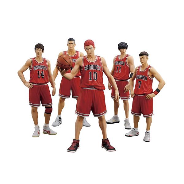 バスケットボール漫画不朽の名作『SLAM DUNK』より湘北高校バスケ部メンバー5人がフィギュアとなって登場！！豪華仕様の湘北高校バスケ部5体セット「One and Only『SLAM DUNK』SHOHOKU STARTING MEMBE...