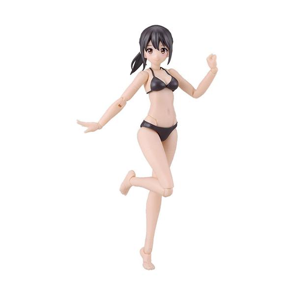 簡単組み立て・シンプル仕様！PLAMATEAに可動美少女プラモデル素体「ミューズボディ：いちか」がビキニで登場！・全高約145mm、各関節可動。本体約70パーツ。・表情パーツは塗装済み「笑顔」が１つ、アイデカール貼り付け用の「笑顔」「真顔」...
