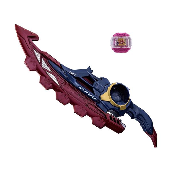 『仮面ライダーゼッツ』より、3モードに変形！3人のロードが使用する武器「DXブレイカムブレイカー」が登場！ブレードパーツの付け替えで、ブレードモード・ナックルモード・シュートモードの3つのモードに変形！「ブレイカムブレイカー」のトリガーを引...