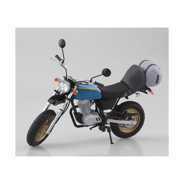 アニメ『ゆるキャン△ SEASON3』に登場するバイクが立体化！・キャリアに積まれたキャンプギア等のアニメ『ゆるキャン△ SEASON3』専用パーツが満載！・設定を考慮したパーツ構成・接着剤が不要のスナップキット・ヘルメット付属・同スケール...