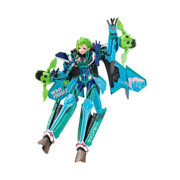 ヴァリアブルファイターガールズ(V.F.G.)より、戦術音楽ユニット“ワルキューレ”の第三弾として、レイナ・プラウラーが登場！オリジナルカラーリングのVF-31Aカイロスを組み合わせて遊ぶことができる可動プラモデルで、展示台も兼ねるマルチド...