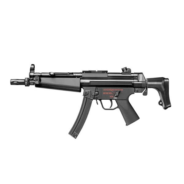 全長：582 mm / 735 mm（ストック伸長時）銃身長：227 mm重量：2,150 g（空マガジン、バッテリー含む）弾丸：6mm BB（0.2〜0.28g）動力源：8.4Vニッケル水素1300mAhミニSバッテリー（※1）※1：バッ...