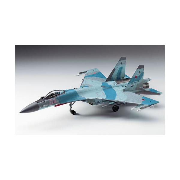 Su-35はSu-27の能力向上型にあたる、ロシアの最新鋭戦闘機です。カナード翼を廃止し、新たに三次元推力偏向ノズルを搭載することにより優れた高機動性能を発揮することに成功しました。キットはフランカーシリーズならではの美しいプロポーションは...