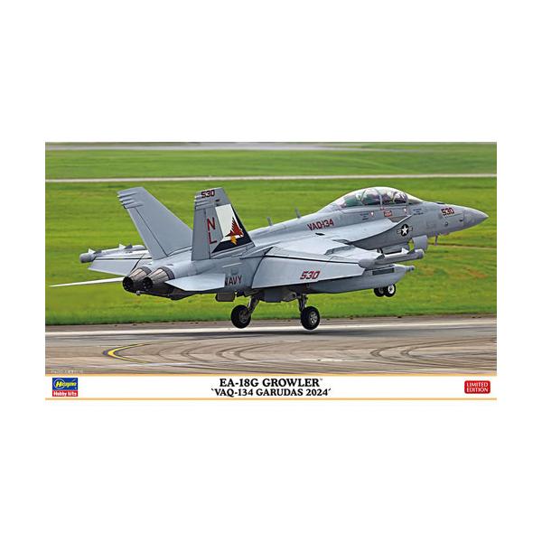VAQ-134の最新フルカラーマーキング機を再現します！※パッケージ写真は変更になる場合がございます。デカール（マーキング）アメリカ海軍 第134戦術電子戦飛行隊 “ガルーダス” 所属機 「NL530」（2024年）【商品詳細】模型全長 ・...