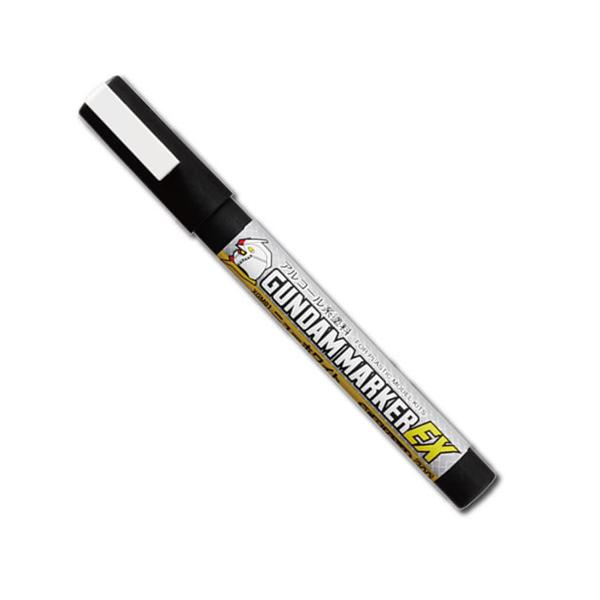 ガンプラ専用のペン型塗料、ガンダムマーカーに、ワンランク上の色表現を可能にする「ガンダムマーカーEX」シリーズが登場します。第一弾は、セット限定色で人気の高い「ニューホワイト」「シャインシルバー」がラインナップ。隠ぺい力(下地をおおい隠す力...