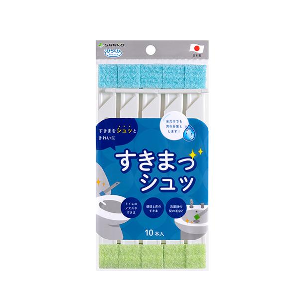 ●トイレや浴室、洗面台などの手が届きにくい、狭いすきまのお掃除に最適です。●不織布部分には特殊形状の繊維を使用しているので、水だけでも汚れをかき落とします。●洗剤を使用する場合でもごく少量で汚れが落とせるため、経済的です。●ヘラ部分でガンコ...
