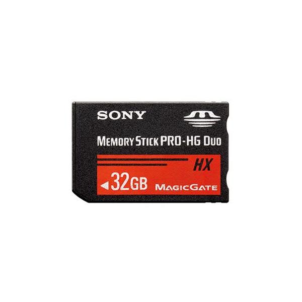 【32GB】50MB/sの高速データ転送（読み出し）を実現。“メモリースティック PRO-HG デュオ”HX■大きさ：約 縦20×横31×厚さ1.6mm■質量：約2g■接続端子：14ピン■クロック周波数：60MHz■インターフェイス：8ビッ...