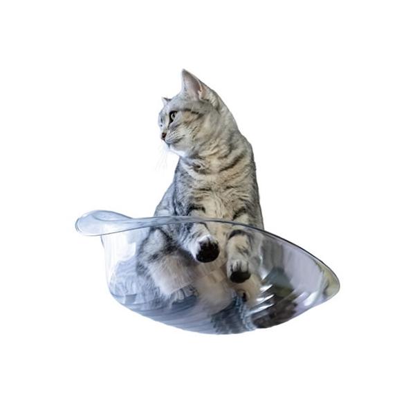 窓辺が我が家の猫専用”特等席”〇愛猫の肉球、下から独り占め〇最高の日向ぼっこでお昼寝〇窓にピタッ！雲みたいなVIP席〇ニャルソック作動中！〇床スッキリ！お掃除楽々！【仕様】JAN：4571648650156品番：ANP-C003CLメーカー...