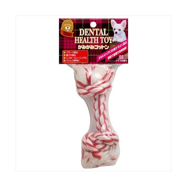 ・噛んで遊ぶことにより繊維が歯と歯の間に入り込み歯磨き効果で歯をきれいにします。・トリーツではないので、「取って来い！」の練習にも使え楽しく遊ぶ感覚で歯の掃除ができます。・かわいいイチゴの香り