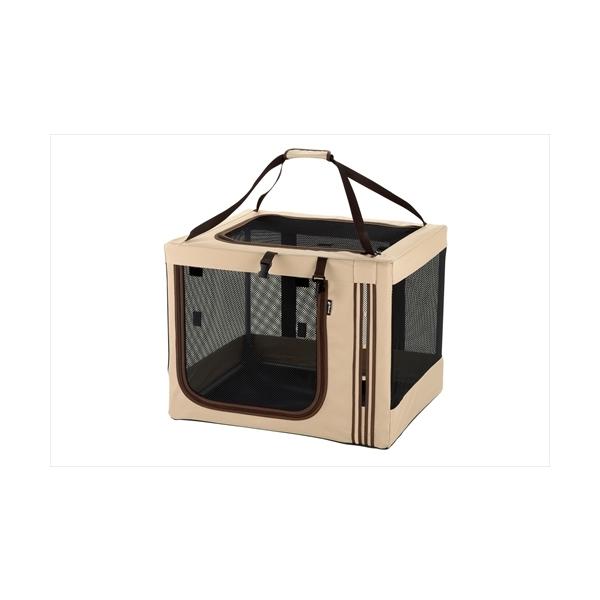 ・シートベルトにしっかり固定できるので、車での移動も安心してできます。・周囲が覆われているので、車内でもペットが落ち着きやすいです。・ソフトケージなので、軽くて持ち運びがラクです。・使わない時はコンパクトに収納可能。