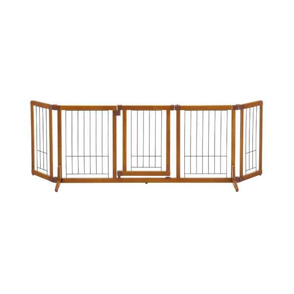 場所に合わせて簡単幅調節！使いやすい床に置くだけのタイプなので、どこでも手軽に間仕切りができます。・ドア付きなので、またがず通れます。・側面パネルが動き幅調節できるので、しっかりと間仕切りできます。【仕様】■製品サイズ・本体：140×51×...