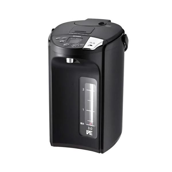 電気がなくても給湯できるコードレスエアー給湯付き蒸気レス＜とく子さん＞容量：3L定格消費電力：700W年間消費電力量：256kWh/年サイズ（幅×奥行×高さ）：約21.9×28.3×32.3cm質量：約3kgカラー：アーバンブラックメーカー...