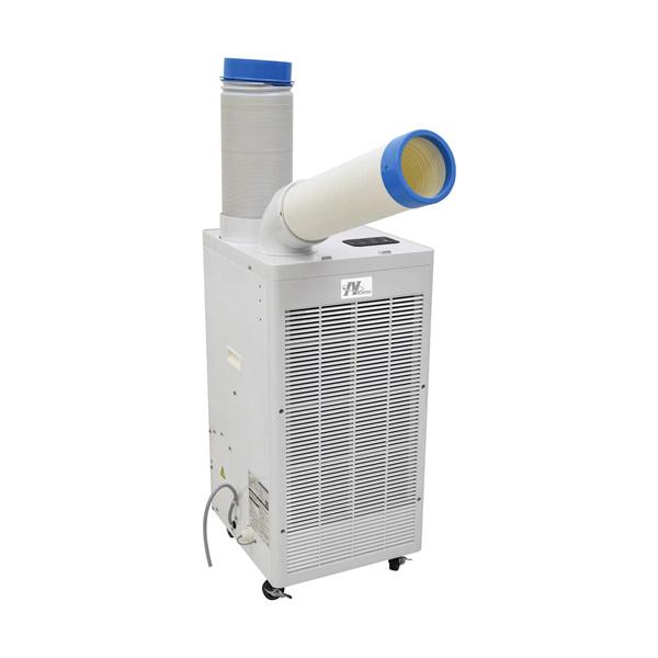 設置工事不要！猛暑・酷暑・激暑の熱中症対策に！100V専用フロアタイプスポットクーラーです。キャスター付きで簡単に移動ができます。※必ずアースを接続して使用してください。※電源は単独コンセントから直接お取りください。電圧降下が発生すると、送...