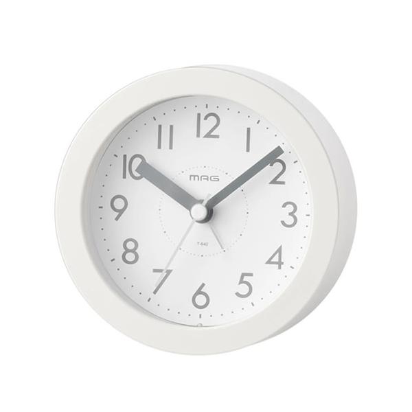 手のひらサイズの目覚まし時計3色展開のシンプルなアラームクロック。ホワイト、グレー、レモンイエローの落ち着いた色使い。秒針はスムーズに動きます。電子音アラーム、ライト付き。【特長】ポイント01インテリアになじむ本体カラーポイント02暗い場所...