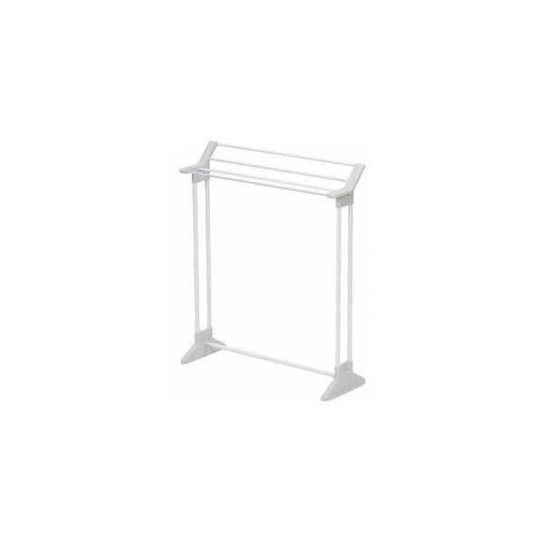 コンパクトタイプで狭いスペースでもしっかりと干すことができます。※お客様組立品です。【仕様】●商品サイズ（cm）：幅約75×奥行約27×高さ約85●商品重量（kg）：約1.18●耐荷重：5kg●材質：ポリプロピレン、塩ビ被覆鋼管【IRIS】...