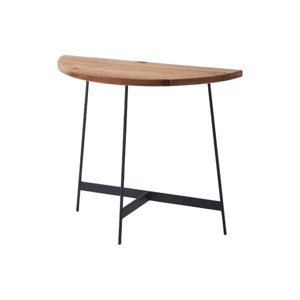 ◆仕様【材質】天然木(パイン古材) 水性塗装 アイアン(粉体塗装)【組立】組立式【原産地】中国【商品重量】7.8kg【使用サイズ】（約）W83×D35×H72【注意事項】※材料に古材を使用しておりますので木部の虫食い穴や傷、亀裂などは本製品...