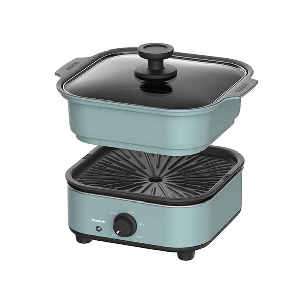 お鍋も、焼肉も。これ１台で、おいしさいろいろ。なべと焼肉プレートがセットになっているので、1台で2通りの使い方が可能です。焼肉プレートは傾斜付きなので、食材の余分な油を落としながら焼くことができます。なべと焼肉プレートは本体から取り外して丸...