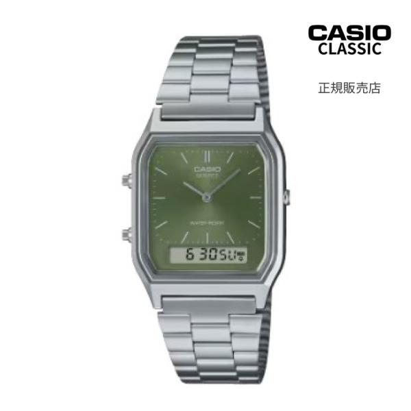 レトロな角型フォルムに、トレンドの淡いミントグリーン文字盤を合わせた都会的な一本。アナログの視認性とデジタルの機能性を両立した「デジアナ」モデルは、時刻の確認しやすさに加え、アラームやストップウォッチも備えた実力派。程よいサイズ感で、男女問...