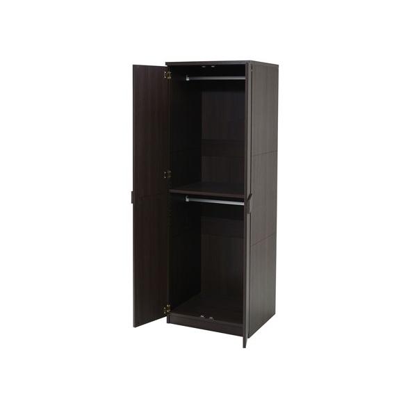 明日着く あす着く ハンガーラック 2段 ダブル 木製 扉付き ドア付き ウォークインクローゼット ワードローブ ワードロープ ロッカー 洋服掛け 大容量 大型 一人暮らし 2人用 業務用 タンス 洋服ダンス 収納 高い 頑丈 丈夫 ハイタ...