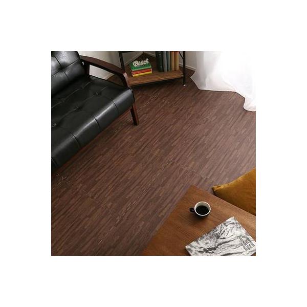 明日着く あす着く ジョイントマット 洗える 拭ける 木目 大判 厚手 極厚 分厚い 端 角 フチ付き 縁 クッションフロア 32枚 60cm 1cm 4.5畳 4畳半 6畳 赤ちゃん ベビー 安全 保温 柔らかい 防音 子供 ペット 滑り...