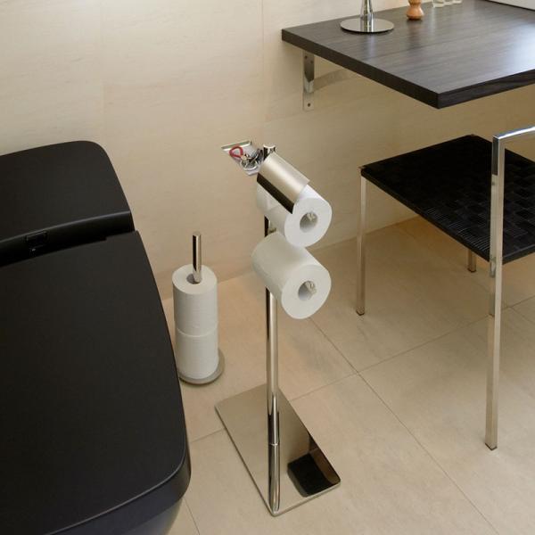 【サイズ】幅310×奥行160×高さ700mm【色 カラー】銀色 シルバー【材質・仕上げ】ステンレス SUS304 研磨仕上げ【製作】国内メーカー【キーワード】ペーパースタンド トイレ ペーパーホルダー スタンド トイレットペーパーホルダー...