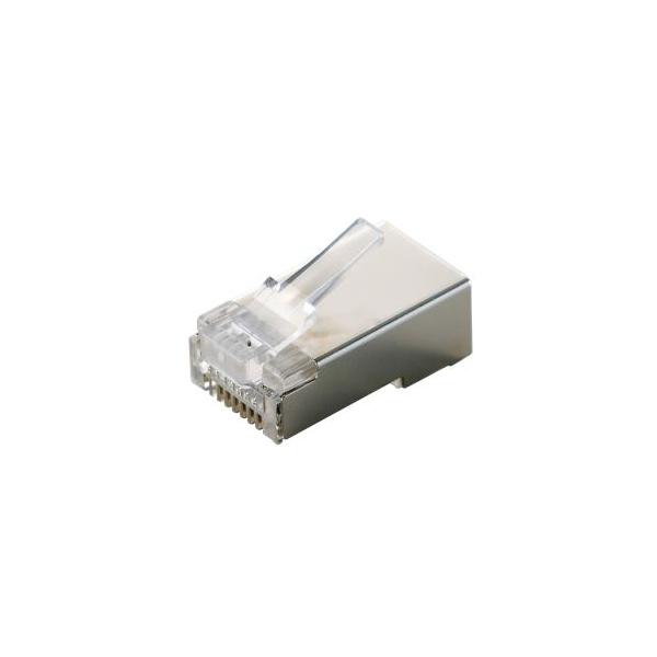 ■LANケーブルの自作に。Cat5e用のRJ45コネクター10個入りです。 ■Cat5eの単線ケーブルおよびヨリ線ケーブルの両方に対応しています。 ■STP(Shielded Twisted Pair)タイプであり、シールドありLANケーブ...