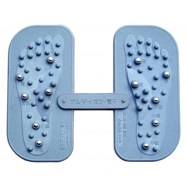 ゴム製・ゲルマニウム玉足つぼ健康器運動不足の方！ディスクワーク時やソファー、ベッドサイドでお気軽にふみふみ！足裏のポイントをふみふみ！底面スポンジ付きなので弾力がさらに増して長時間踏んでも疲れにくい！！時間や場所をとらないので、仕事や家事の...