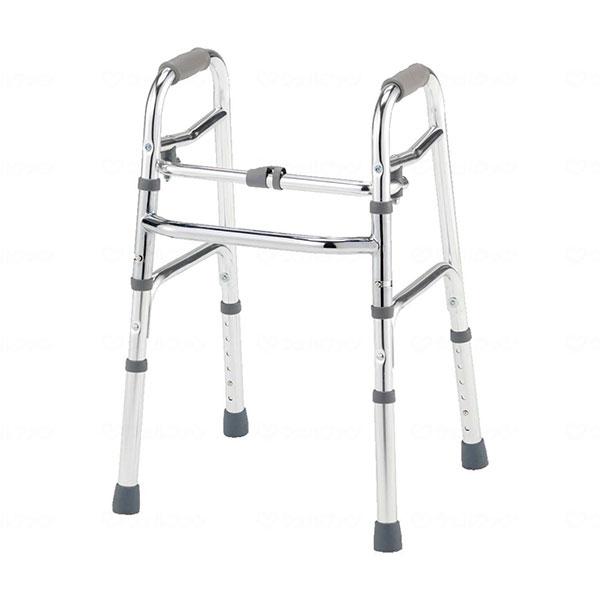 ○小柄な方におすすめ○廊下や出入り口など、狭い住環境でもご利用いただけます。○折りたたみ機能○アルミ製○耐荷重：80kg○在宅向けサイズ・重量高さ750mm×幅470mm×奥行435mm 重量2000g