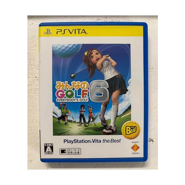 【コンディション：良い】【PS Vita】みんなのGOLF 6 PlayStation Vita the Best 【説明書】紙の説明書は基本的に付いていませんが、メーカーのホームページで説明書をご覧いただける場合がほとんどです。もし見つけ...