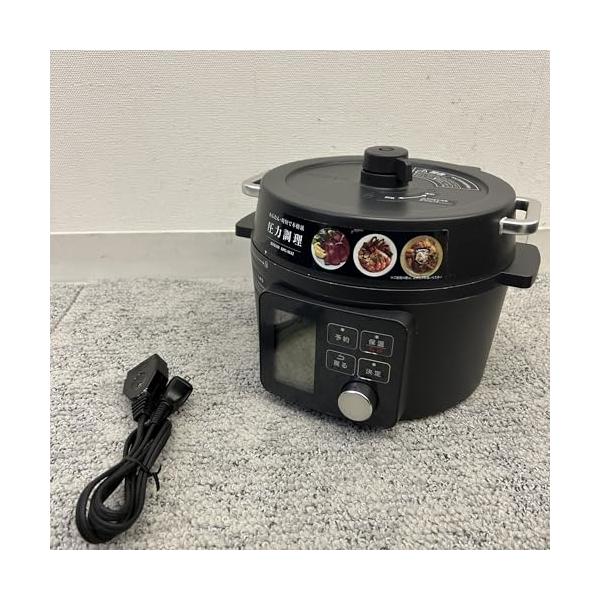 【コンディション：良い】電気圧力鍋 2.2L ブラック KPC-MA2-B アイリスオーヤマ 65種類自動メニュー搭載 【説明書】紙の説明書は基本的に付いていませんが、メーカーのホームページで説明書をご覧いただける場合がほとんどです。もし見...