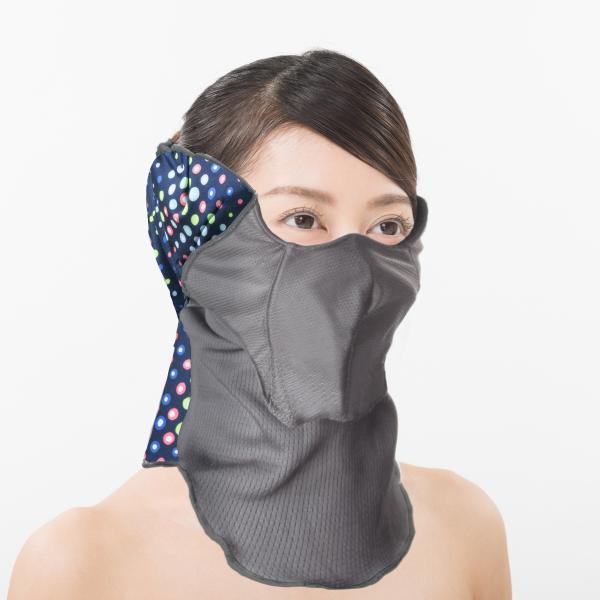 ■激しいスポーツしても息苦しくないＵＶカットフェイスマスク■装着したまま水分補給ｏｋ■サングラスのつるに掛ける、前フック・サンバイザやキャップの後ろに掛けるフックでずれ落ち防止アップ■立体構造でフェイスラインに優しくフィット■顔から出る汗も...