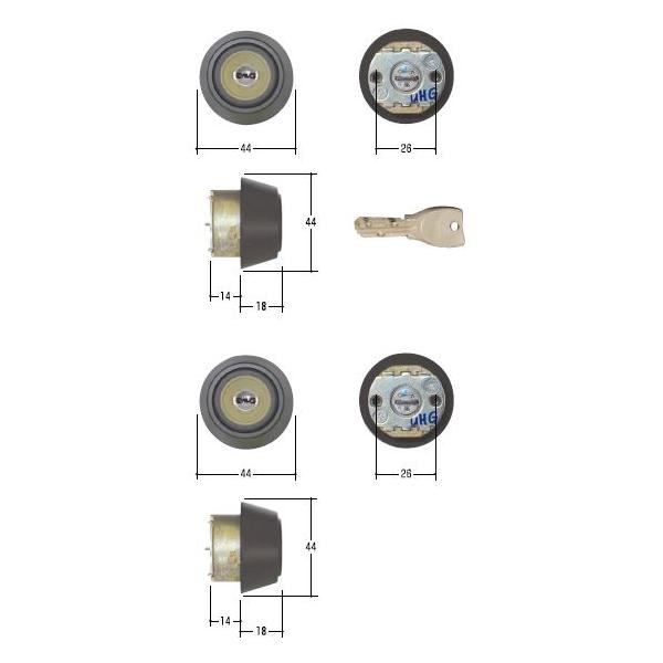 ■子鍵6本付き■扉厚42mm■フロント刻印 08 FESP
