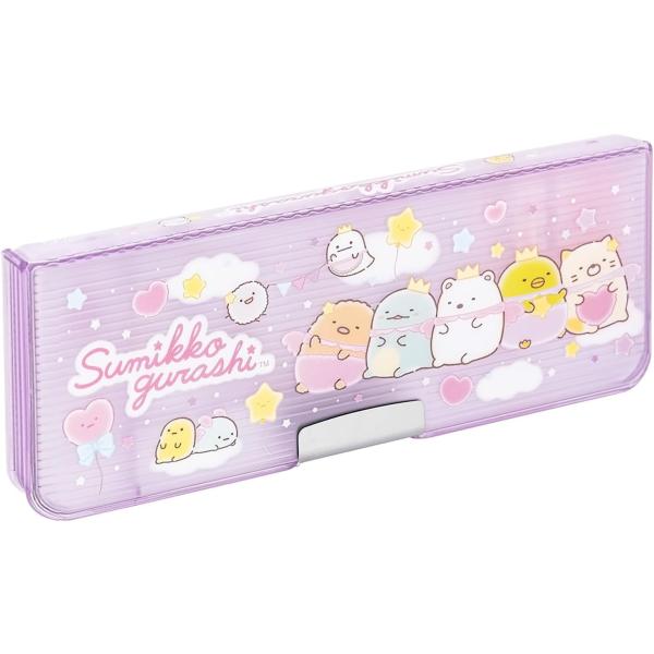 サンエックスすみっこぐらしペンケース　PT14201サイズ：約85×220×30mm仕様：両面開きタイプ付属：時間割表、お名前シール