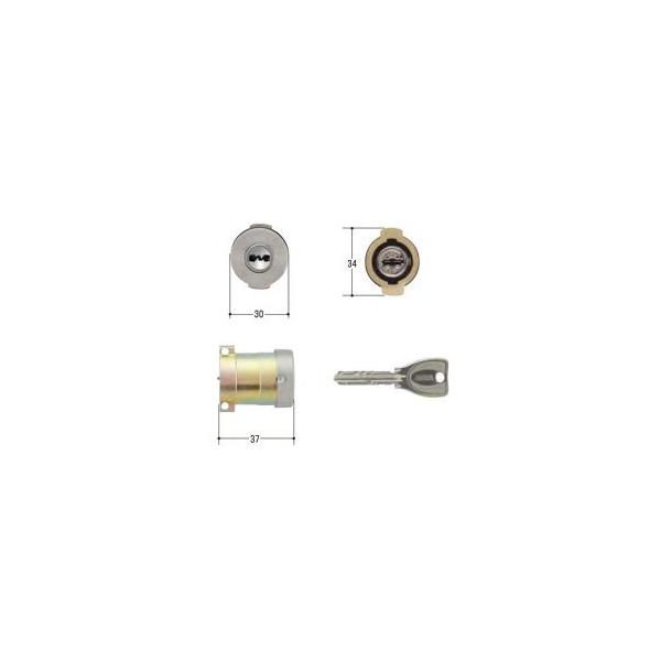 シリンダー1個MIWA PRシリンダー PAタイプ【MCY-492】すべてのタンブラーが同時に揃わないと回転しないロッキングバーと複雑な形状のアンチピッキングタンブラーを採用。ピッキングは困難です。シリンダー:PRシリンダーキー本数: 3 ...