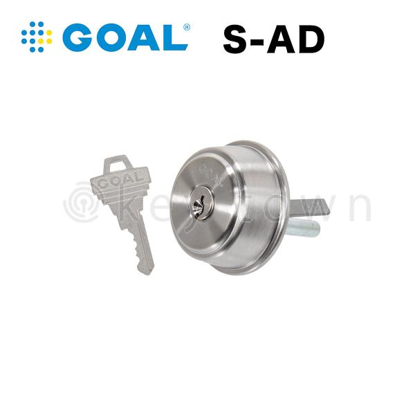 GOAL社製　本締錠 シリンダーのみチューブラタイプなので施工が比較的簡単で済みます。【仕様】■バックセット　50mm ■仕上 ST■付属キー数　3本　　■対応ドア厚　27〜45mm