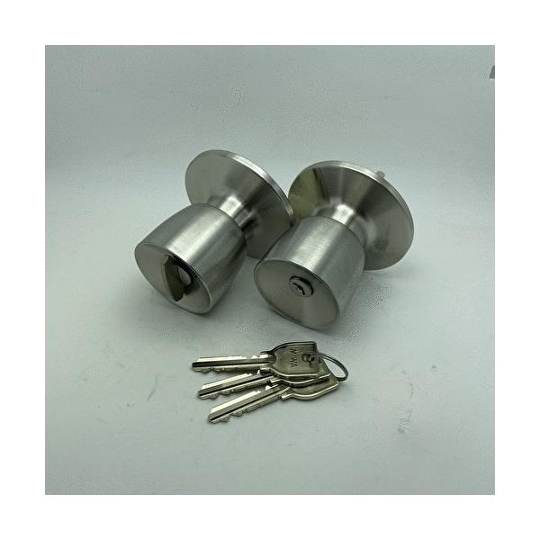 MIWA 美和ロック U9 145HMD-1 145A 取替 交換用 玉座 外側ノブ（カギ）、内側ノブ（サムターン）扉厚29-33カギ3本付