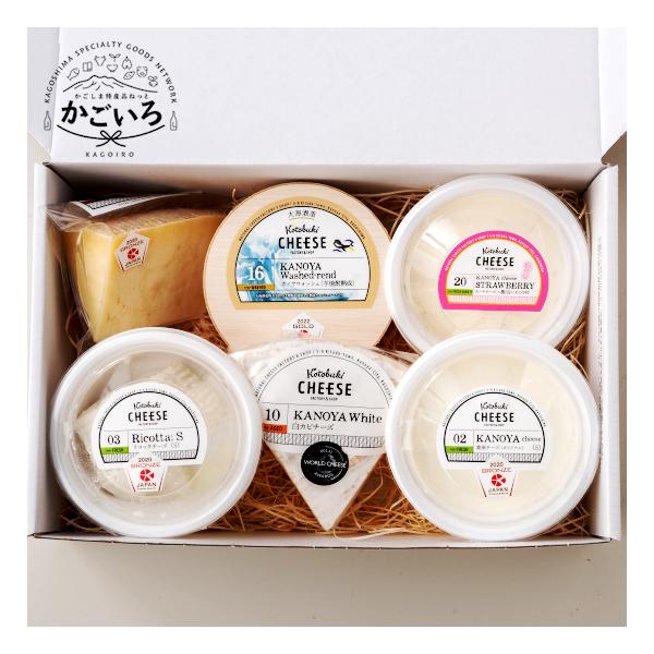 日本最大のチーズコンテストJapan Cheese Awardsで金賞、銀賞、銅賞を受賞した人気のチーズ６種類を一度に楽しめるセット。地元の素材を使ったチーズには鹿児島の自然の恵みと旨味がぎゅっと詰まっています。鹿児島のおいしいが詰まったチ...