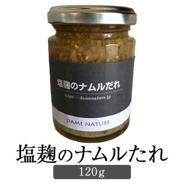 塩麹のナムルたれ ナムル 塩こうじ 米麹 米こうじ ごま油 ゴマ油 調味料 オーガニック 有機 DameNature かごしまや