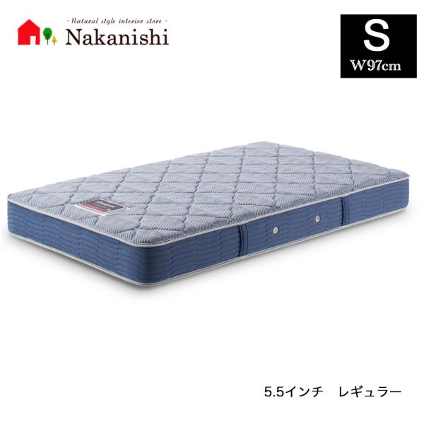 程よい硬さで最もベーシックなロングセラー商品です。ホテルなどにも多く導入されています。サイズ：約 幅97×長さ195cm 厚み22cm生産国：日本製※撮影時の照明等の関係で、商品の色の見え方が異なる場合がございます。予めご了承ください。