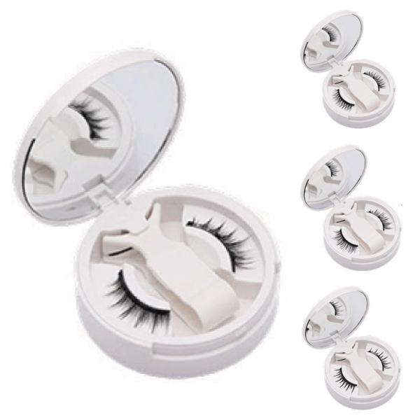 つけまつげ マグネット式 レディース 磁石 磁気 つけまつ毛 つけま 自然 ナチュラル 華やか ゴージャス 専用クリップ付き素材模造ミンク毛つけるだけで、ぱっと印象的な目元に。初心者さんにも使いやすいマグネット式つけまつ毛です。本商品には、...