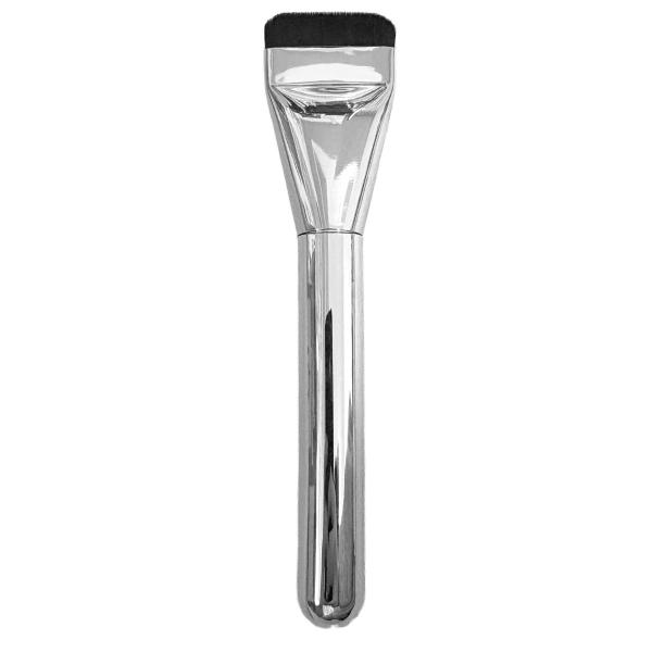 ブラシ ファンデーションブラシ 一字型 ベースメイク ブラシ ムラになりにくい 薄付き 密着 ツヤ肌 ナチュラル仕上げ クリームファンデーション コンシーラーブラシ メイクブラシ メイク道具 時短メイク 初心者向け メイクアップ 美容 コス...