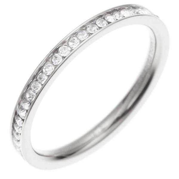 素材サージカルステンレス(PDVコーティング)ラインストーンサイズ(11号サイズ)4号9号11号13号15号リング直径(11号サイズ) 約19.7mmリング厚み(11号サイズ) 最大2.0mmリング幅(11号サイズ) 最大1.8mmとても華...