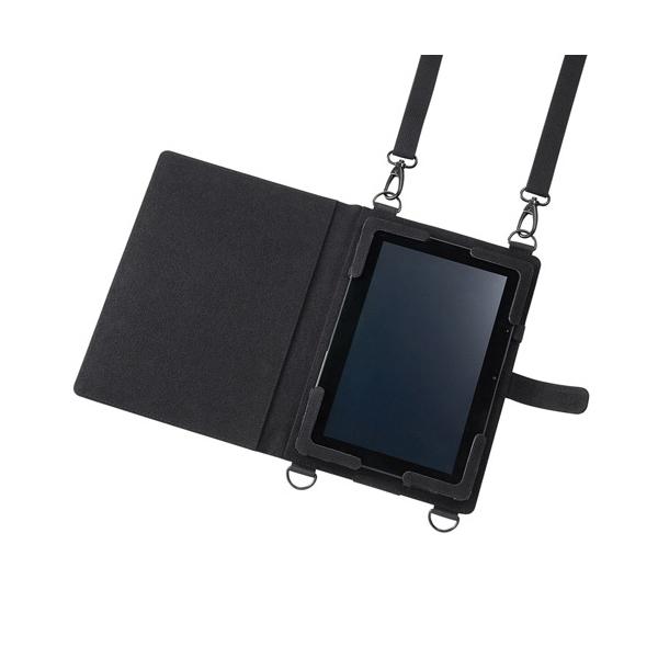 ショルダーベルト・ハンドベルト・ペンフォルダー付き12.5型タブレットPCケース■サイズ:参考収納寸法/(最小)W190×D10×H300mm(最大)W207×D19×H327mmショルダーベルト長/86〜139cm(フックの先端から)■材...