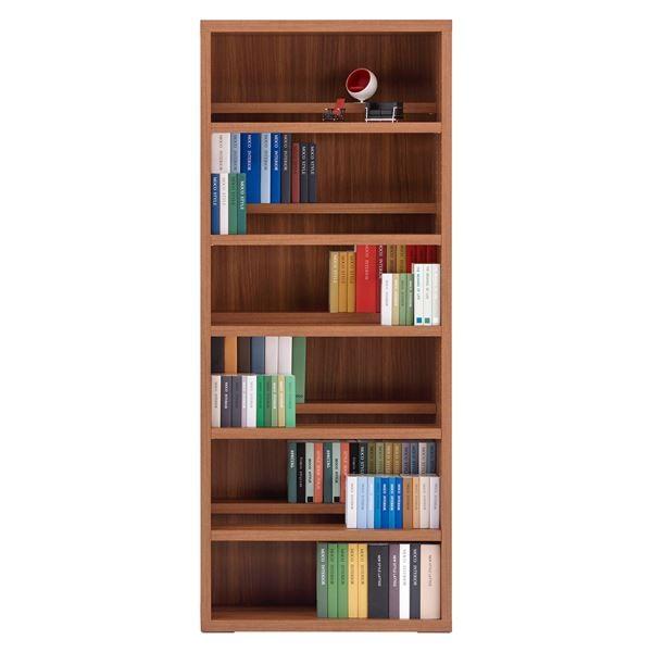 【商品名】 フナモコ コミックシェルフ ハイタイプ 【幅75×180cm】 リアルウォールナット CBD-75T  [ CBD-75T ]