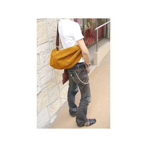 【商品名】 ★dean（ディーン） drow-string rucksack ショルダーバッグ Tabacco（茶）
