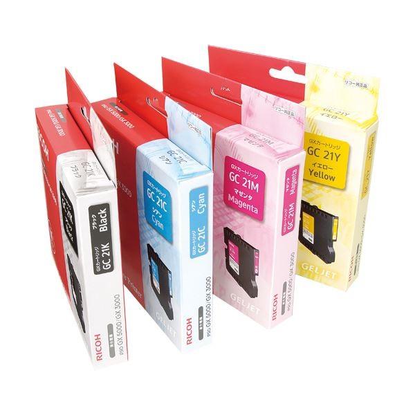 【商品名】 （まとめ）リコー GXカートリッジ GC21Yイエロー Mサイズ 515630 1個 【×2セット】 【ジャンル・特徴】 メーカー純正インクジェットカートリッジ [ 515630 ]