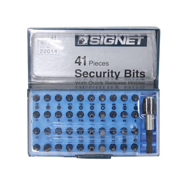 【商品名】 SIGNET シグネット 22014 41PCS クイックリリース ビットセット 工具 ツール DIY 作業工具 道具 【ジャンル・特徴】 signet しぐねっと びっとせっと 工具 ツール DIY 作業工具 道具 作業 作業...