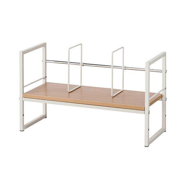 【商品名】 YAMAZEN デスク上ファイルラック 幅590mm ウッドナチュラル DUF-6025WNIV 1台 【組立品】 【ジャンル・特徴】 机上空間を有効利用。 [ DUF-6025WNIV ]