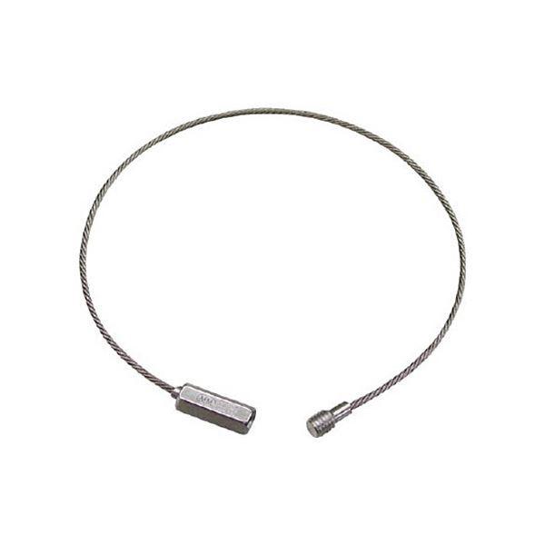 【商品名】 (まとめ) TRUSCO ワイヤーキャッチ ステンレス製 線径2mm×0.32m TWK-2 1本 【×3セット】  [ TWK2 ]
